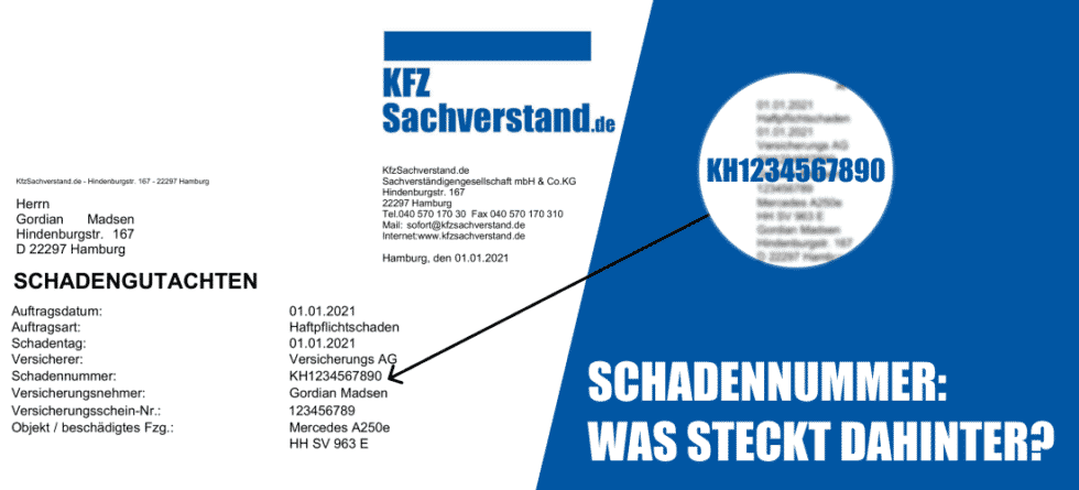Schadennummer Oder Schadennummer